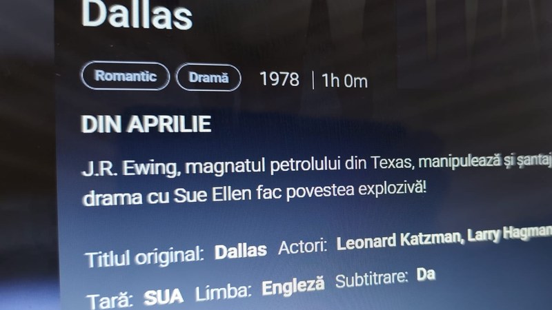 Serialul Dallas revine în România, în exclusivitate prin platforma de ...